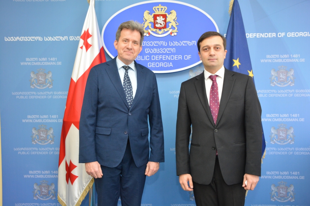 Public Defender Meets with UNICEF Representative in Georgia